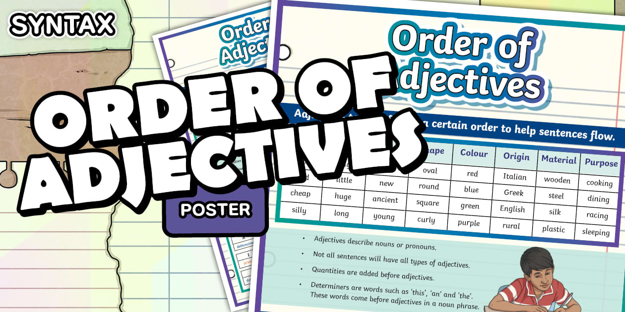Order of Adjectives