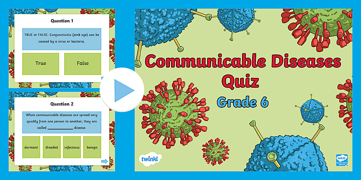 Communicable Diseases Quiz Grade 6 - Twinkl