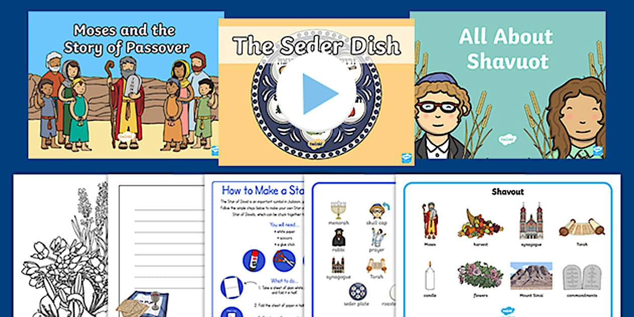 EYFS Passover and Shavuot Activity Pack - Twinkl