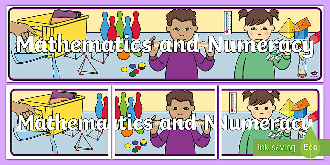 Foundation Phase Mathematics and Numeracy Banner - Twinkl
