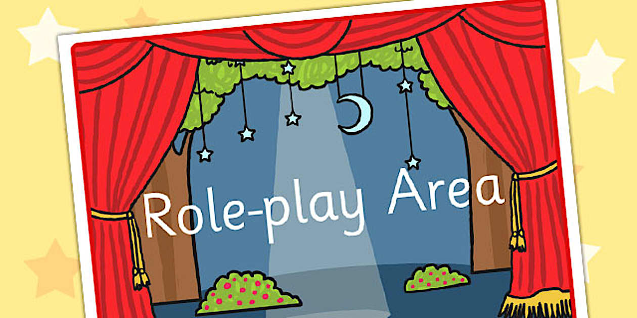 👉 Role Play Area Display Sign (Hecho por educadores)