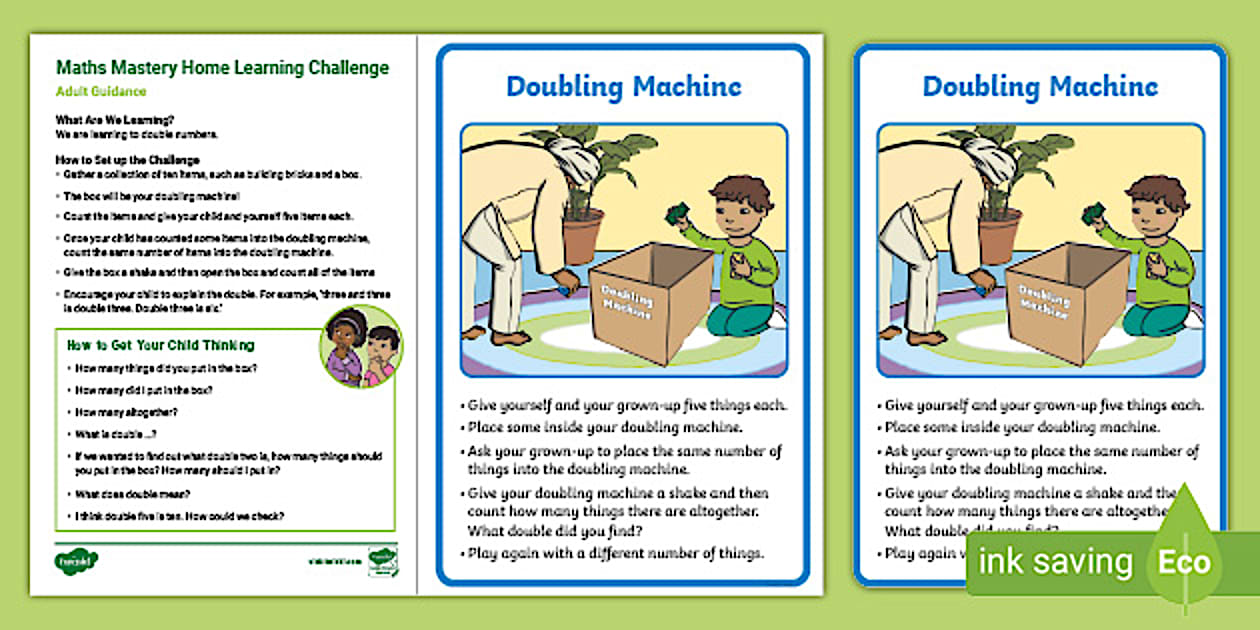 Doubling Machine | At Home Learning - Primary - Twinkl