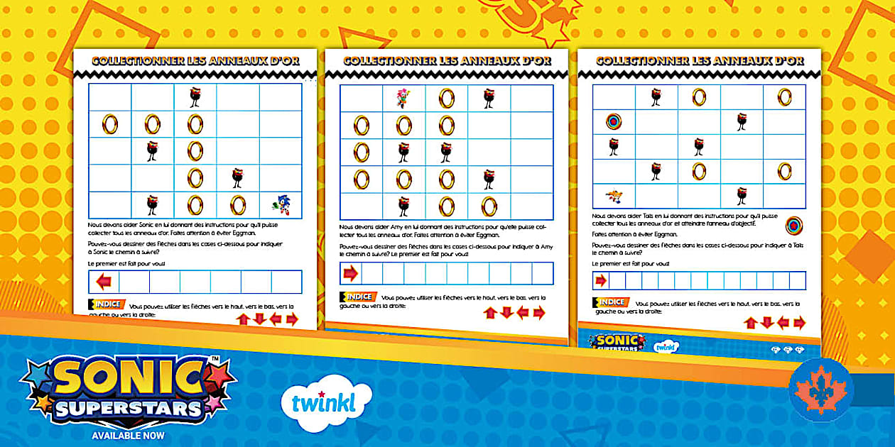 Sonic: Unplugged Coding [Ages 5-7] French