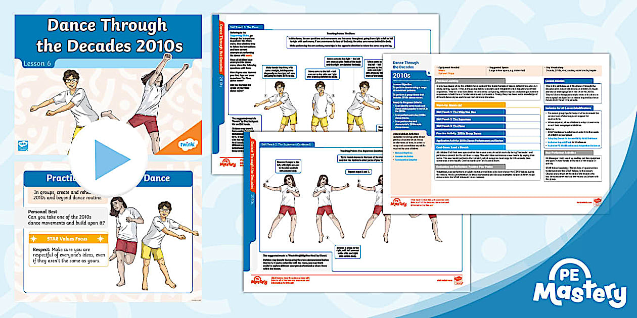 UKS2 Dance Lesson Pack: 2010s