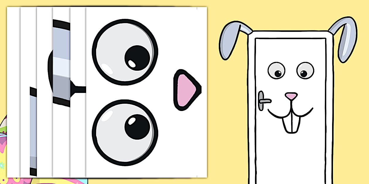 Easter Bunny Classroom Door Display Pack (Teacher-Made)