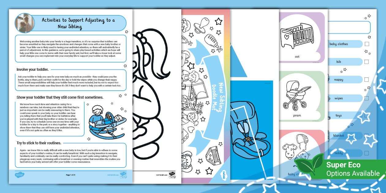 Activities to Support Adjusting to a New Sibling - Twinkl