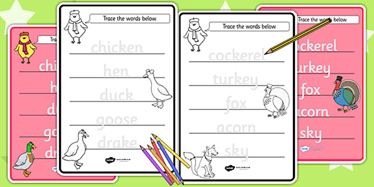 Chicken Licken Story Worksheets | Chicken Licken | Twinkl