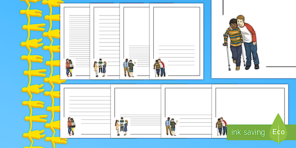 KS2 Kindness Week Page Border Pack (teacher made) - Twinkl