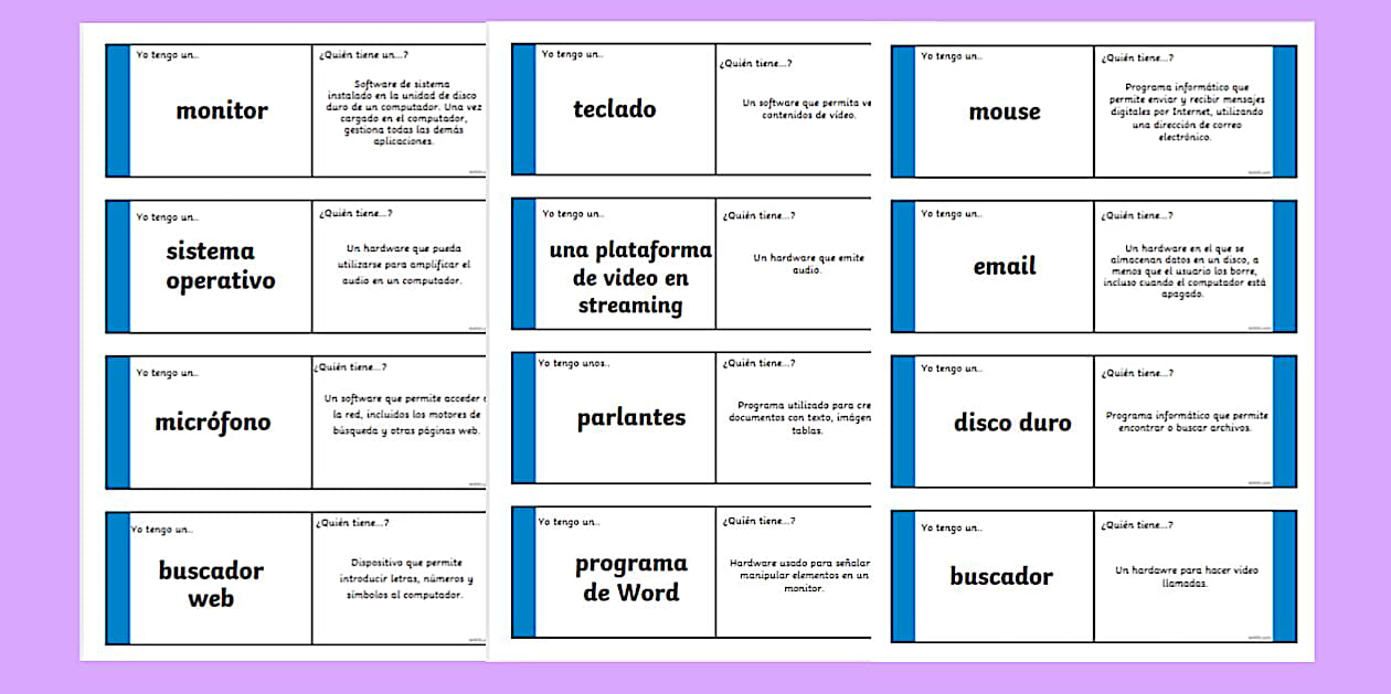 Juego escolar dominó - Software y hardware - Twinkl Colombia