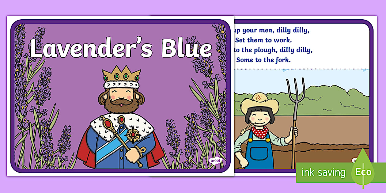 Lavenders Blue Story - Lavenders Blue Story (teacher made)