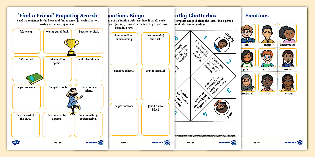 Games to Teach Empathy (teacher made) - Twinkl