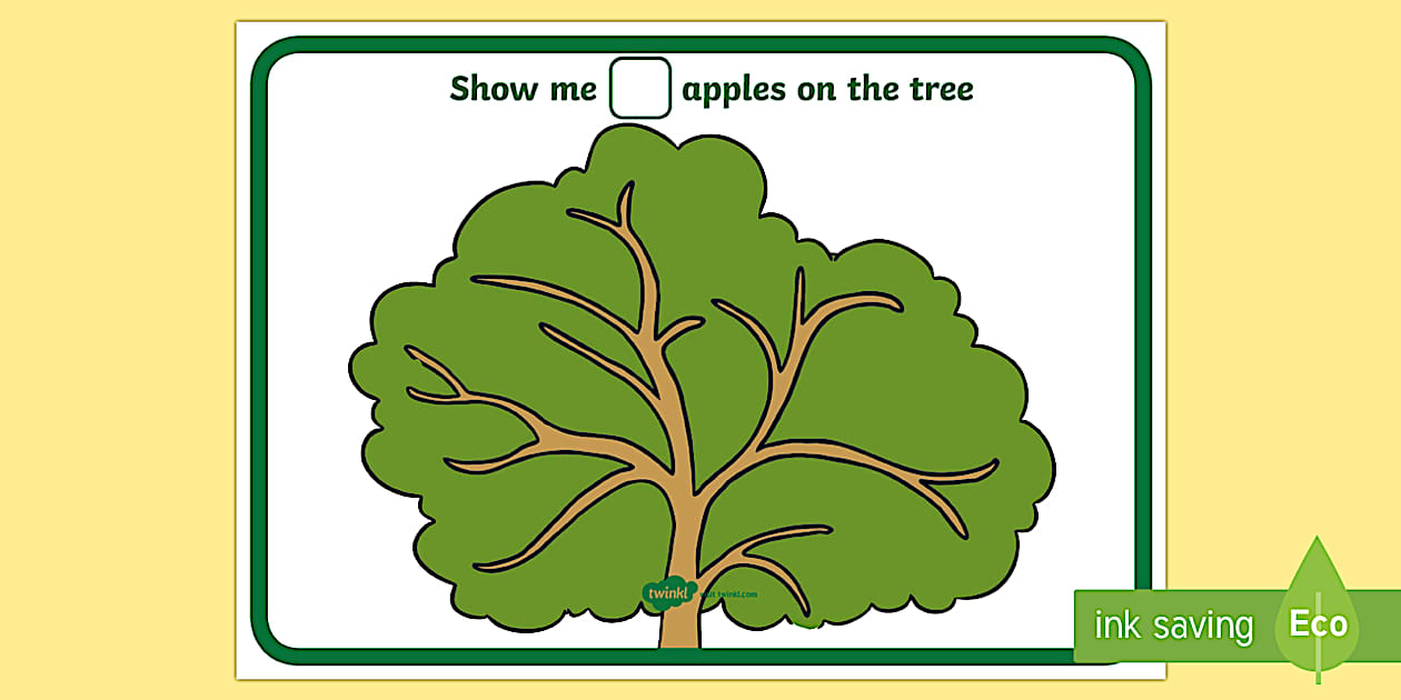 Blank How Many Apples? Worksheet / Worksheets (teacher made)