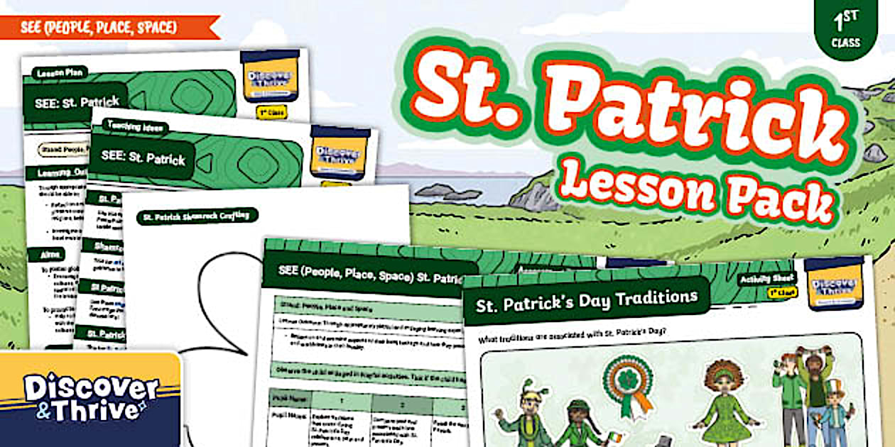 SEE (People, Place, Space) St. Patrick Lesson Pack 1st Class