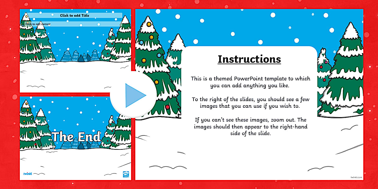 Snowflake PowerPoint Template for Kids | Download! - Twinkl