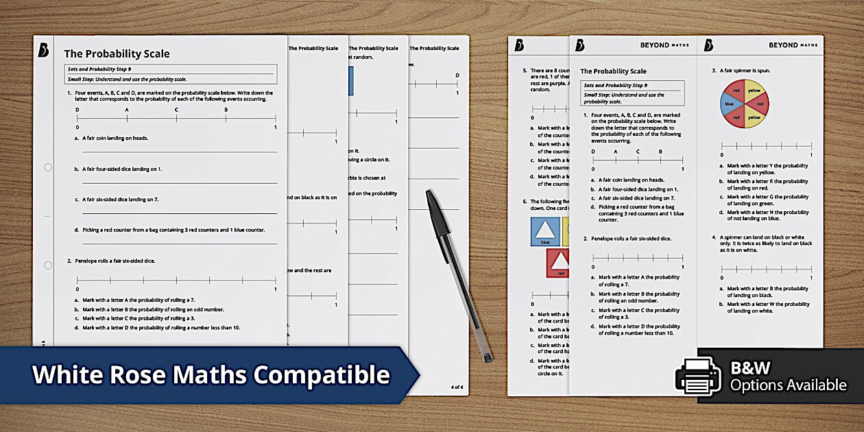 👉 The Probability Scale (teacher made) - Twinkl