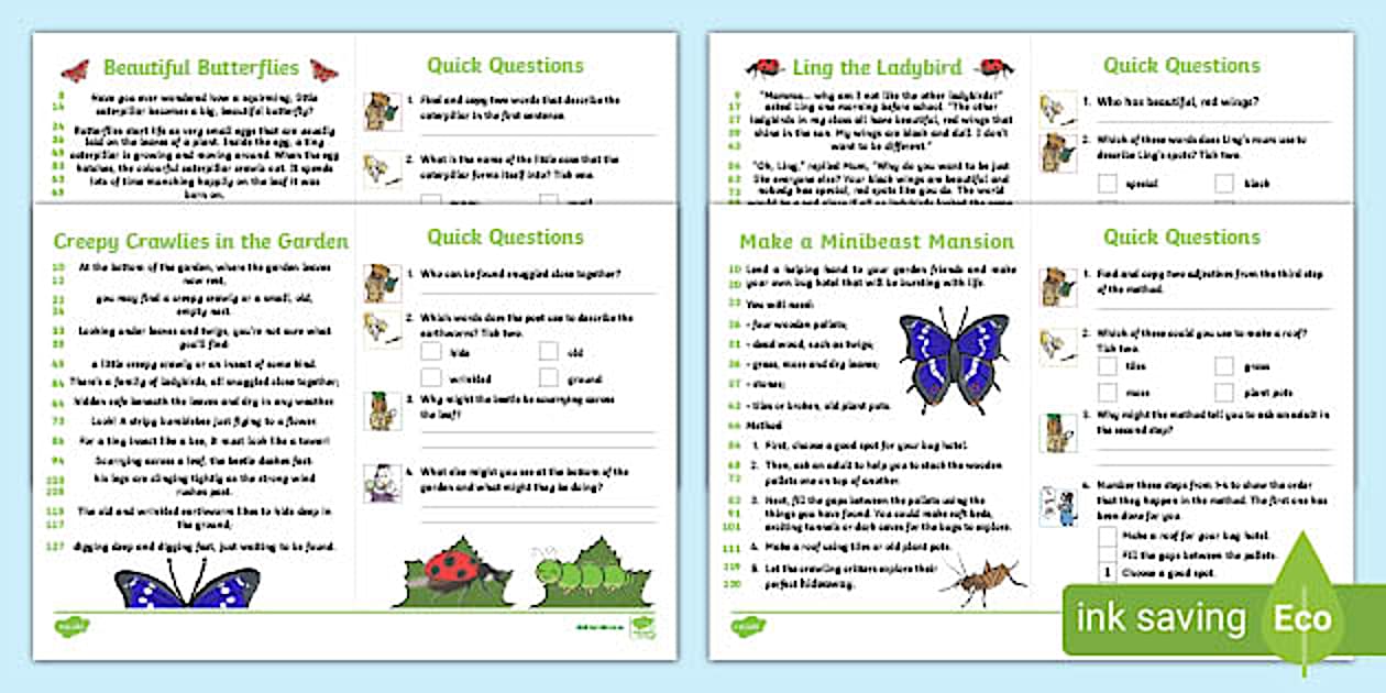 Activities To Help Children Read | 1-Minute Reading Cards