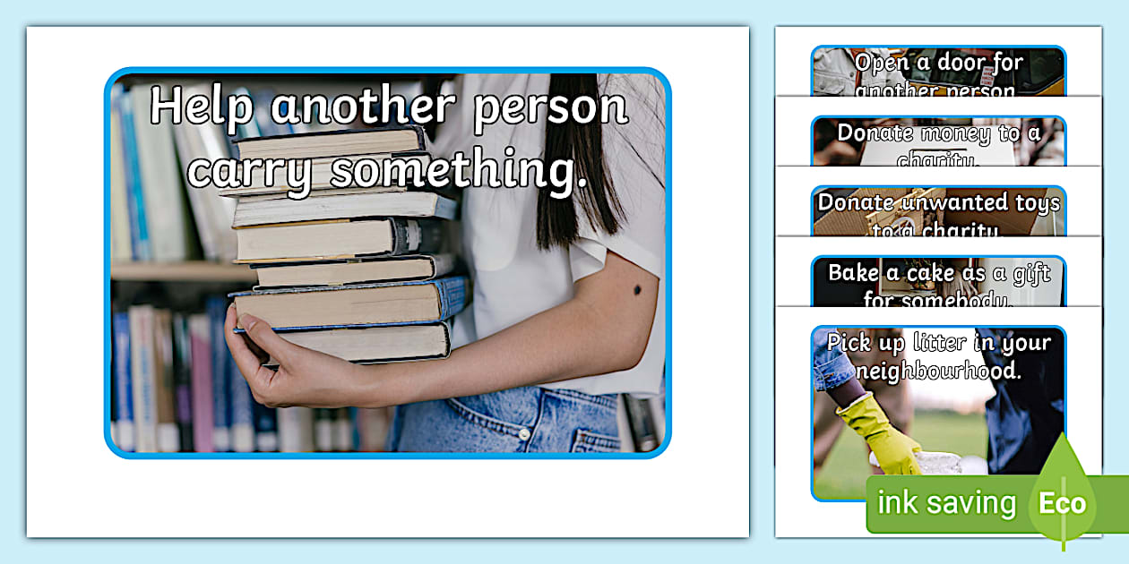 Random Acts of Kindness images pack for use in classrooms