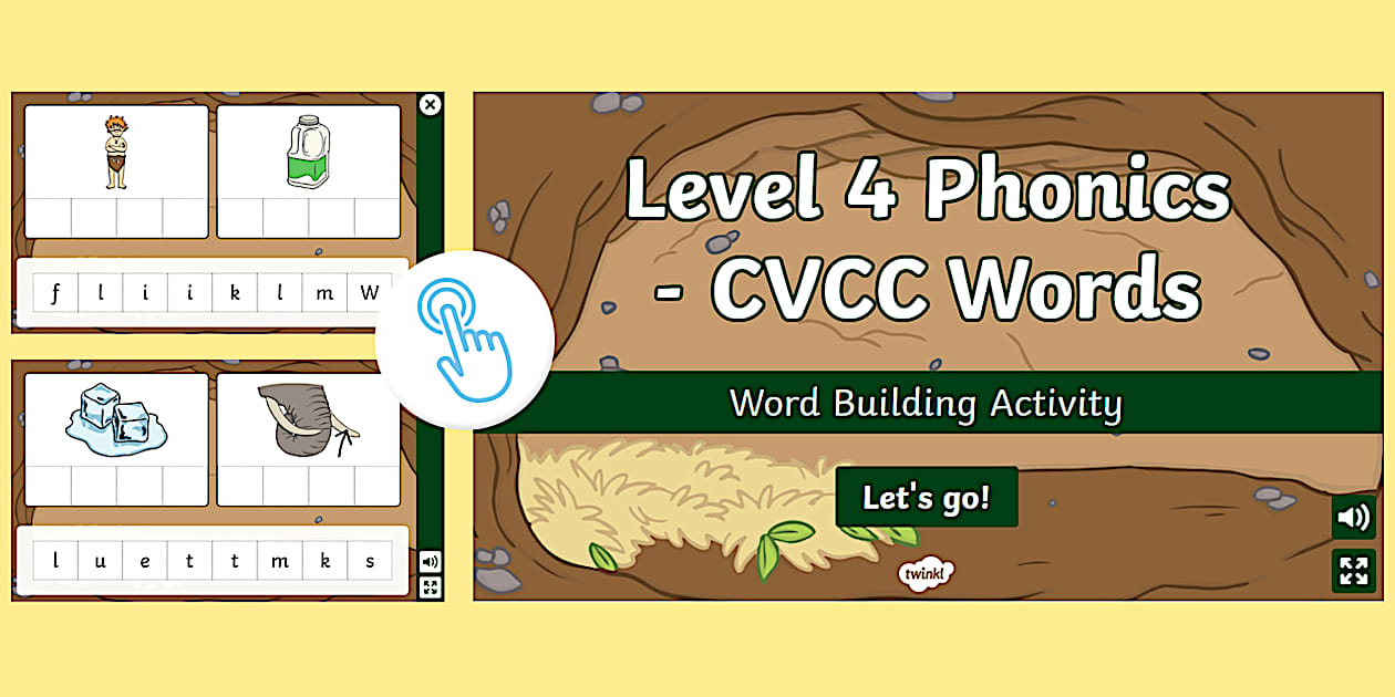 Level 4 Phonics CVCC Words Game: Word Builder | Twinkl Go!