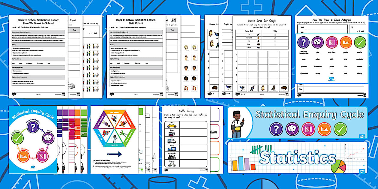 New Zealand Back to School Statistics Resource Pack - Twinkl