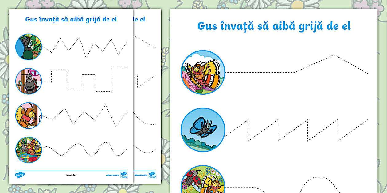 Gus învață să aibă grijă de el – Tăiere și decupare