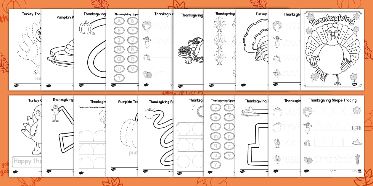 Thanksgiving Toddler Busy Book (Teacher-Made) - Twinkl