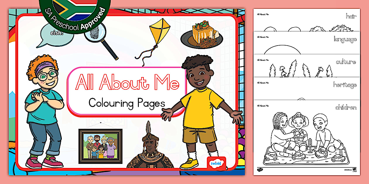 All About Me Colouring Pages (teacher made) - Twinkl