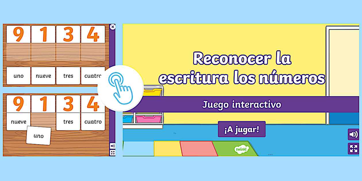 Juego: Escritura de los números | Recursos interactivos