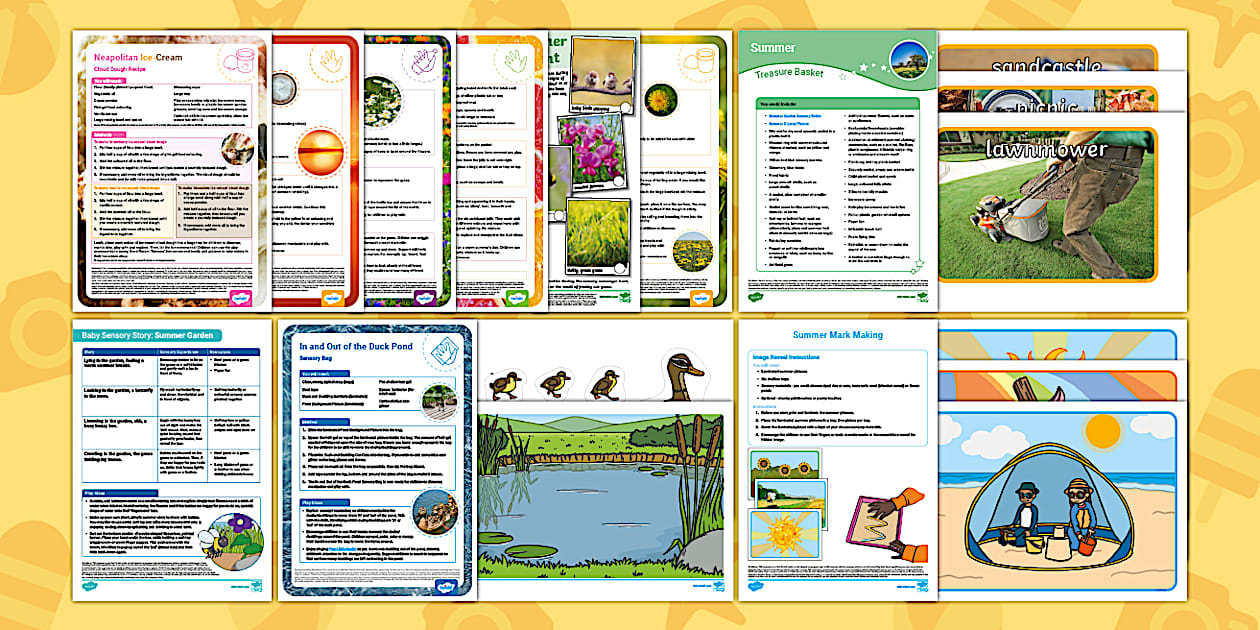 Summer Sensory Activities Pack | Twinkl