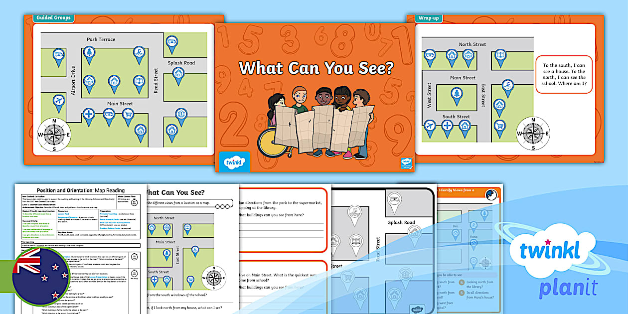Level 2 Position and Orientation: Views On a Map Lesson 1