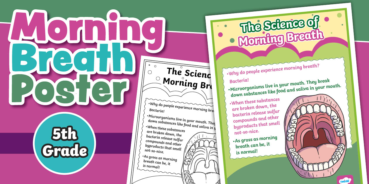 The Science of Morning Breath Poster (teacher made) - Twinkl