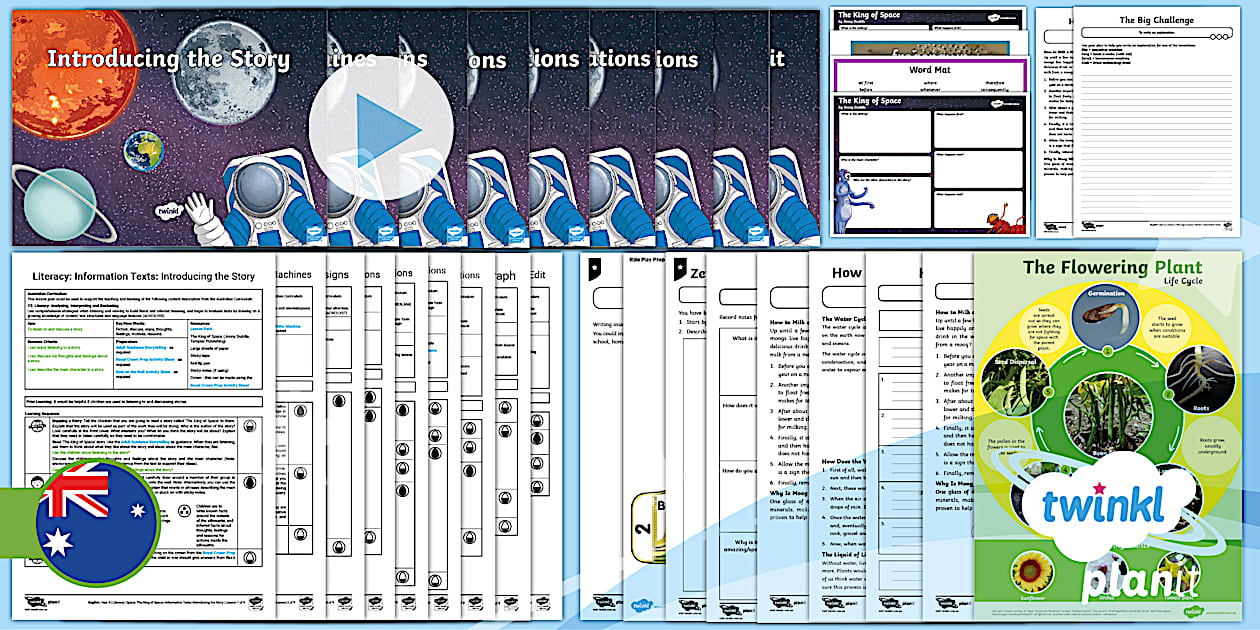 Year 3 Space The King of Space Information Texts Genre Unit Pack