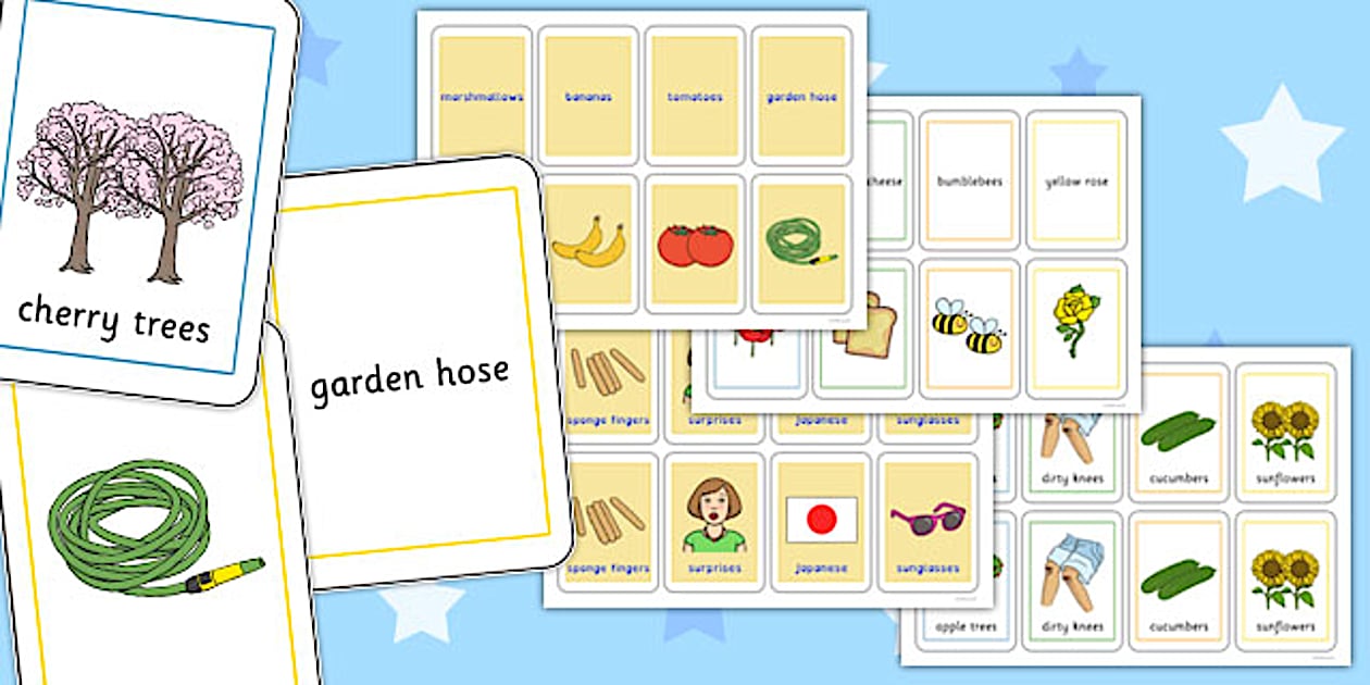 Three Syllable Final 'Z' Sound Playing Cards (teacher made)