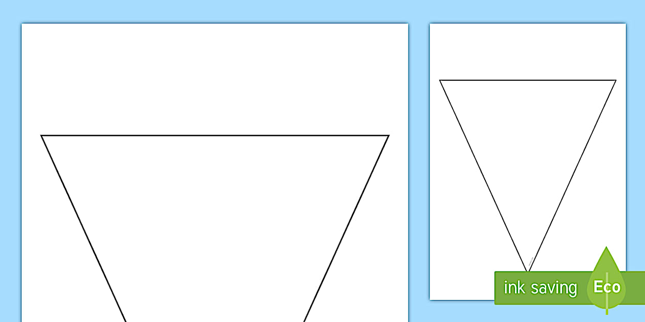 DIY Blank Bunting - Craft Resources (teacher made) - Twinkl