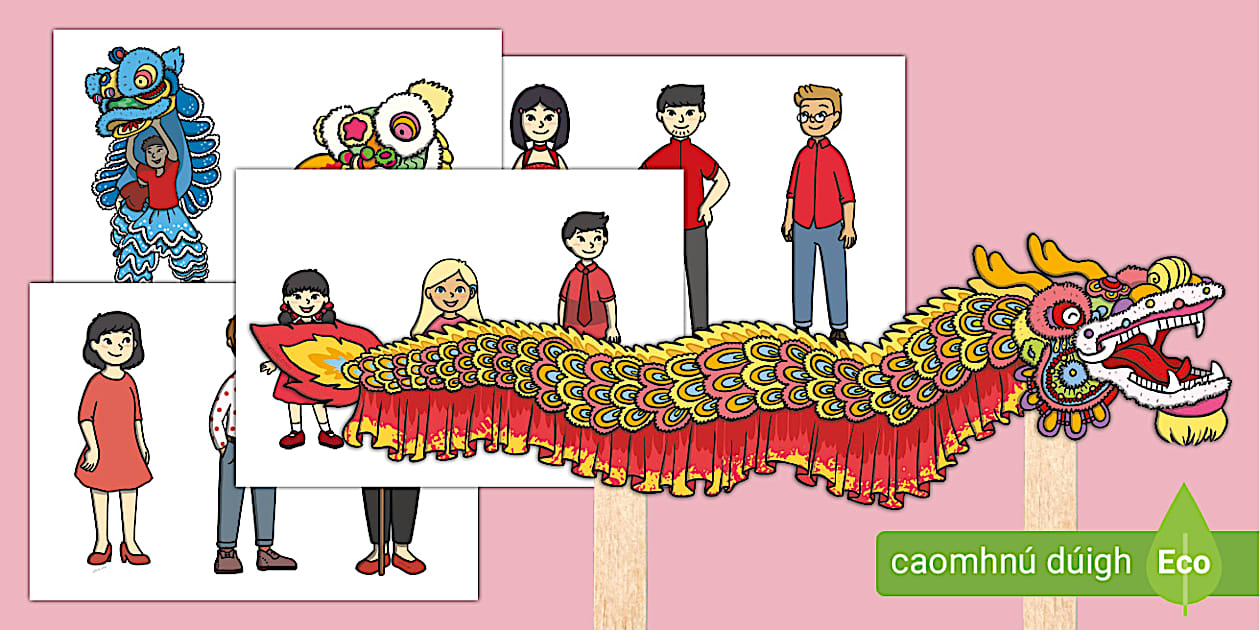 Dragúin sa Chathair Puipéid Bhata (teacher made) - Twinkl