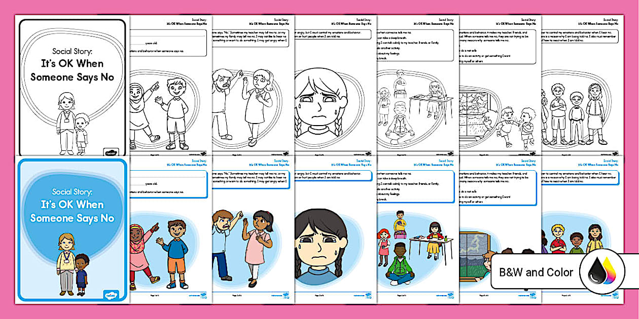 Accepting No Social Story | Special Ed Resource | Twinkl USA