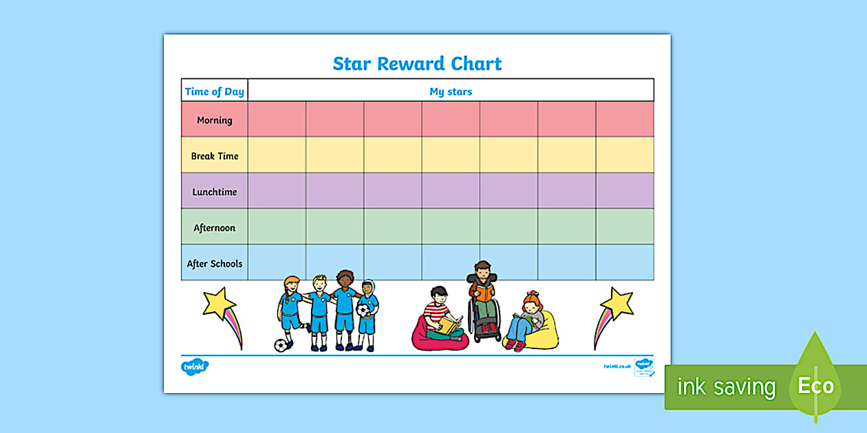 👉 Star Day Reward Chart (teacher made) - Twinkl