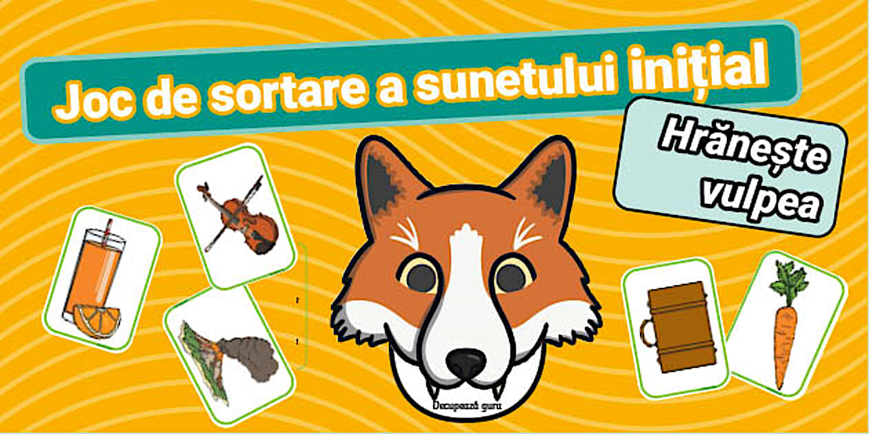 Sunetul și litera V - Joc educațional