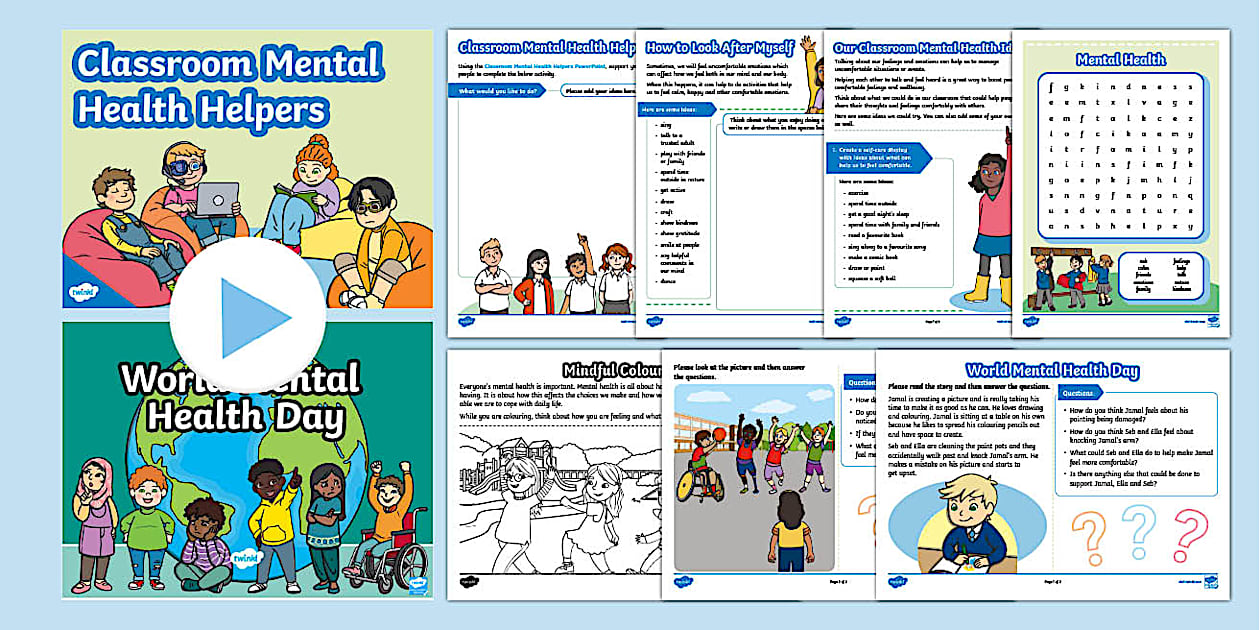 World Mental Health Day 2024 KS1 Activity Pack - Twinkl