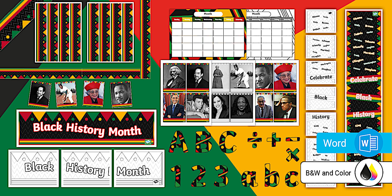 Black History Month Classroom Decorations | Twinkl USA