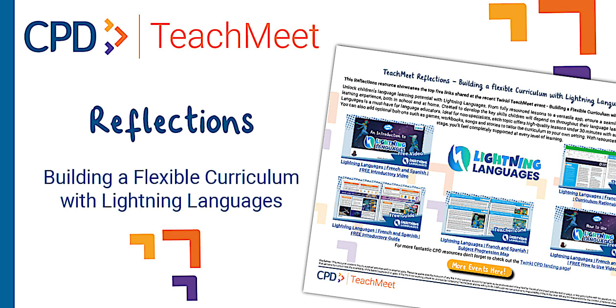 TeachMeet Reflections - Building a Flexible Curriculum with Lightning
