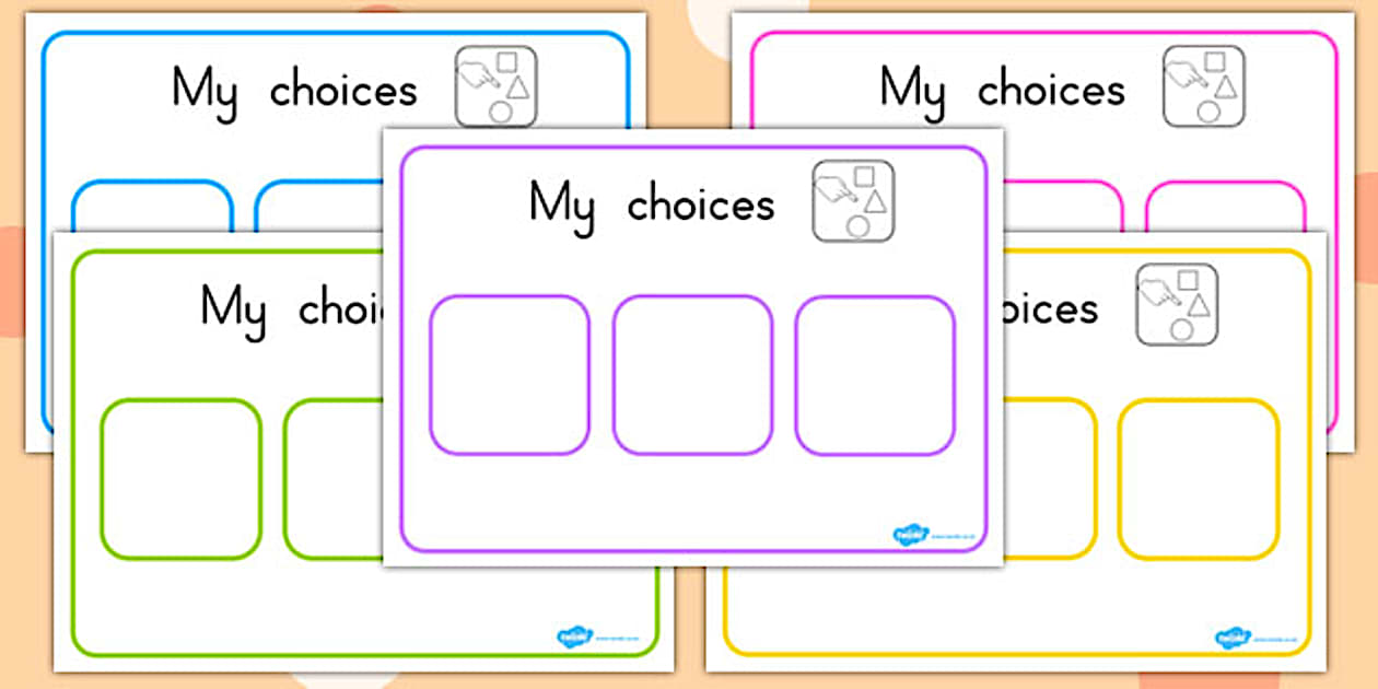 Editable Choice Board (teacher made) - Twinkl