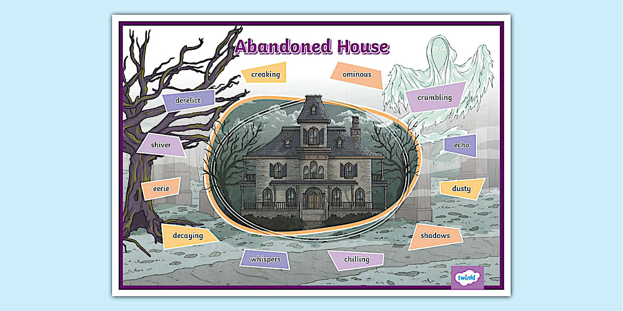 Abandoned House Word Mat - Twinkl Word Mat (teacher made)