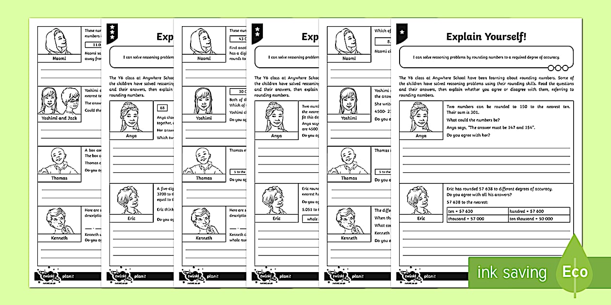 Explain Yourself! Worksheet / Worksheet - Twinkl