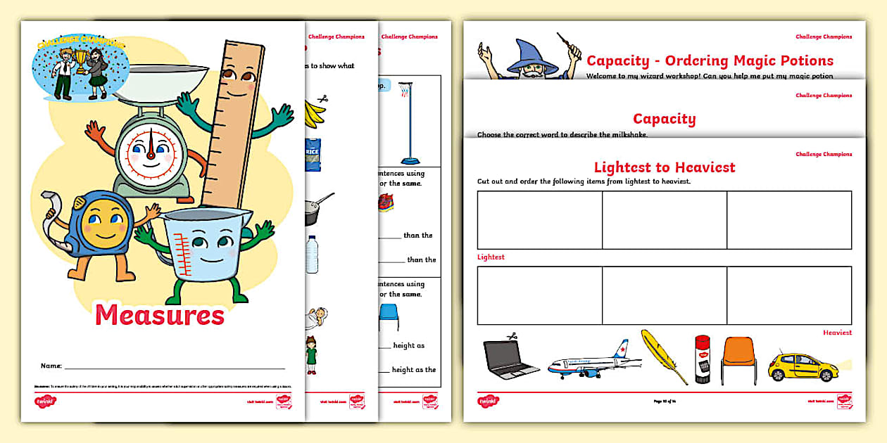 Challenge Champions Measures Extension Activities Booklet FS