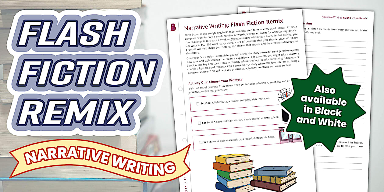 Flash Fiction Writing Activity for Years 7–10