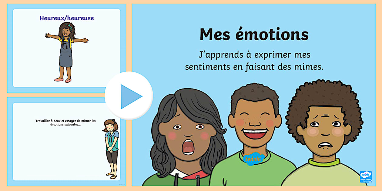 PowerPoint : Exprimer des émotions - Twinkl