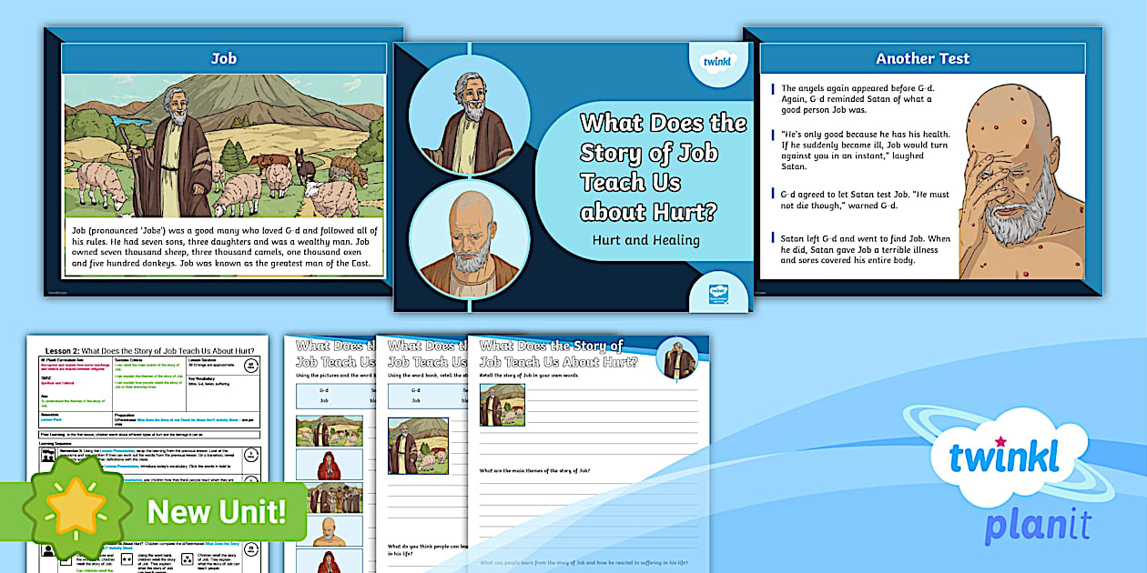 RE lesson pack about the story of Job (Teacher-Made)