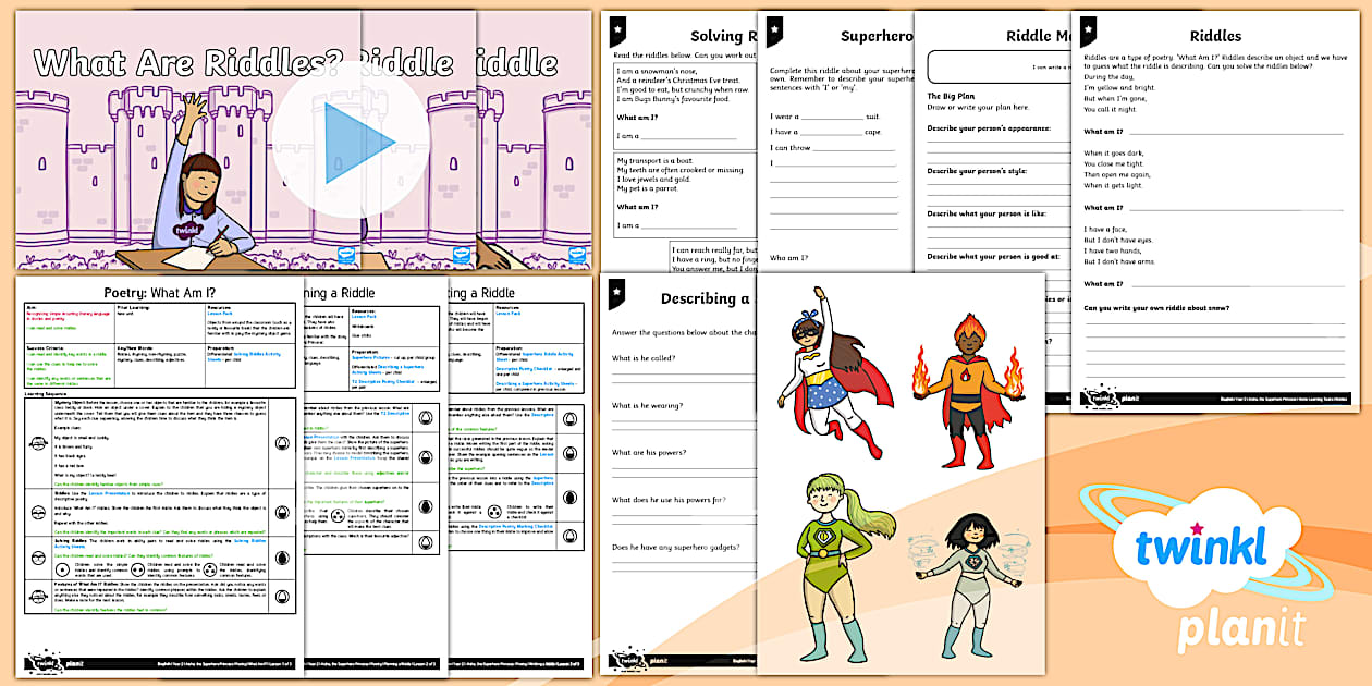 Superheroes: Aisha, the Superhero Princess: Poetry Y2 Genre Unit Pack