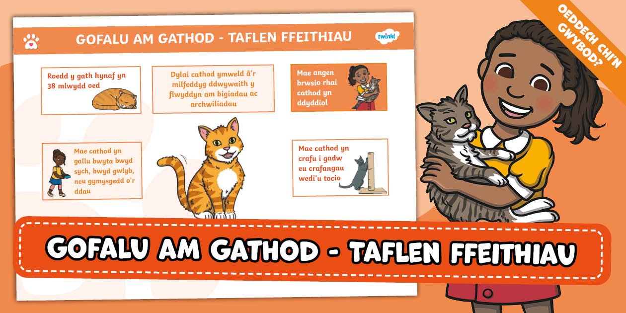 Gofalu am Gathod - Taflen Ffeithiau