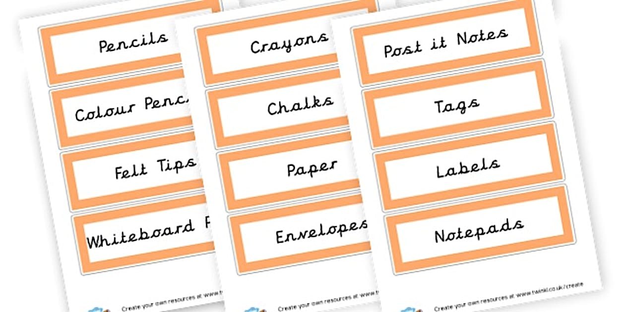 writing labels (teacher made) - Twinkl